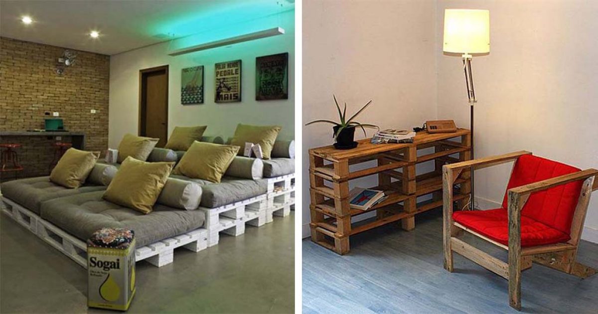12 δημιουργικές κατασκευές με παλέτες που μπορείτε να φτιάξετε μόνοι ...