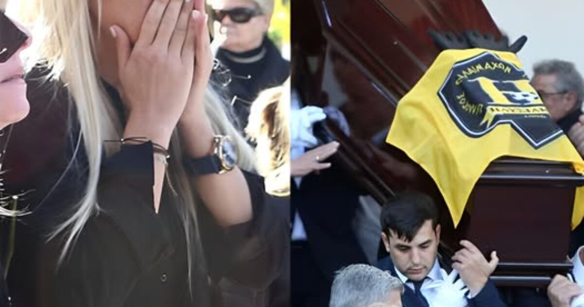 Θλίψη στην κηδεία Νίκου Σαργκάνη: Συντετριμμένη η κόρη του, Μιρέλλα ...