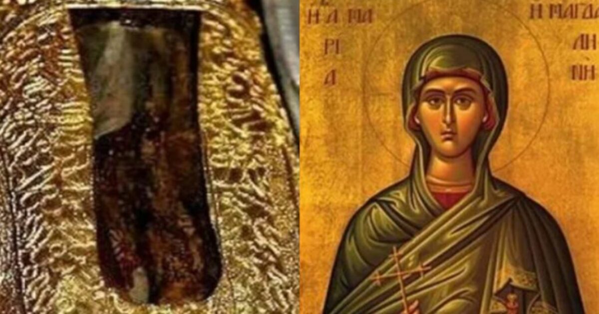 Μεγάλη ευλογία: Το χεράκι της Αγ. Μαρίας της Μαγδαληνής που φέρει ...