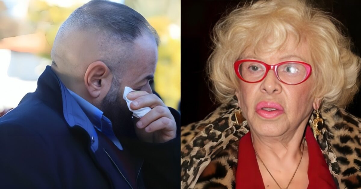 Θρήνος στην κηδεία της Καίτης Γκρέυ: Τραγική φιγούρα ο Νίκος Νικόλιζας ...