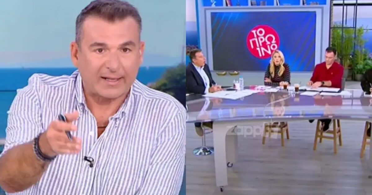 Άστραψε και βρόντηξε ο Γιώργος Λιάγκας- Έξαλλος με καλεσμένο του ...