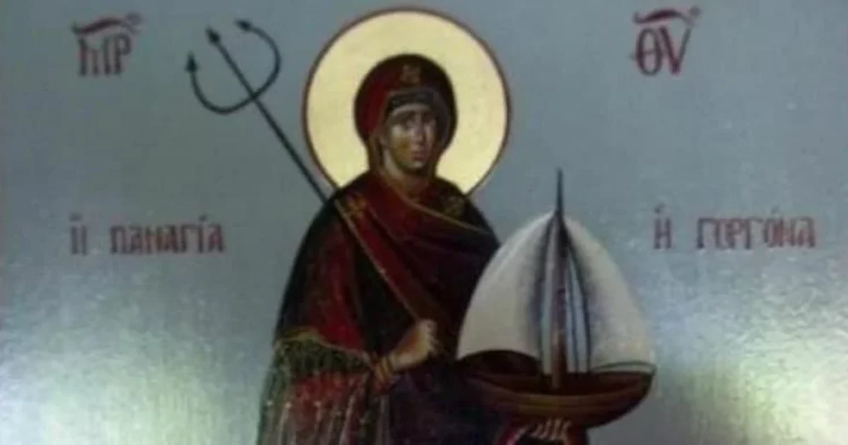 Η Παναγιά Γοργόνα: Μια σπάνια απεικόνιση της Θεομήτορος που ελάχιστοι ...